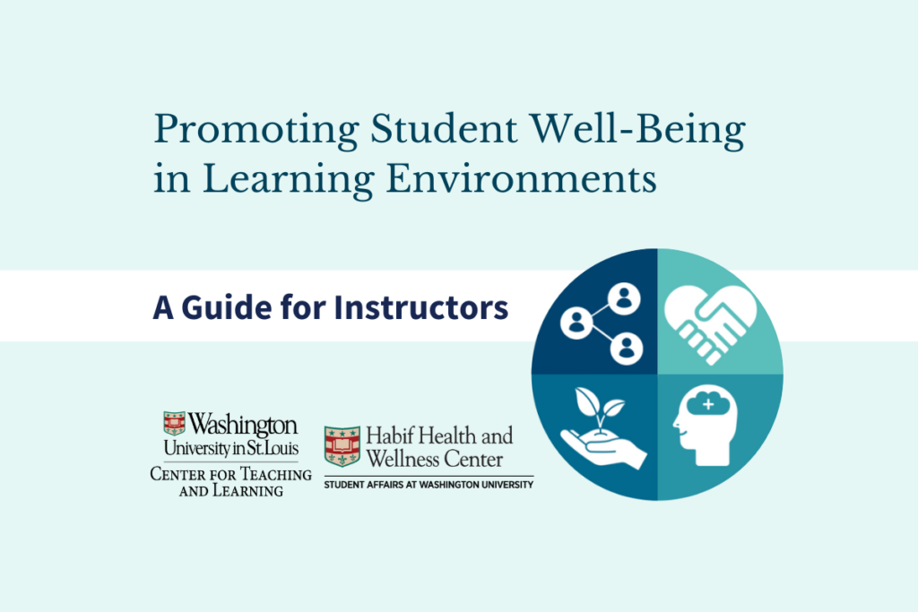 New Faculty Resource for Promoting Student Well-Being - Center for ...