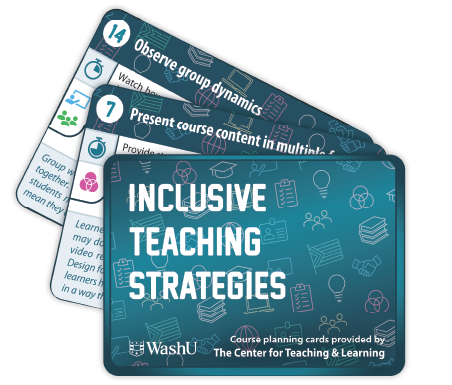 Inclusive Teaching Strategies Cards - Center for Teaching and Learning